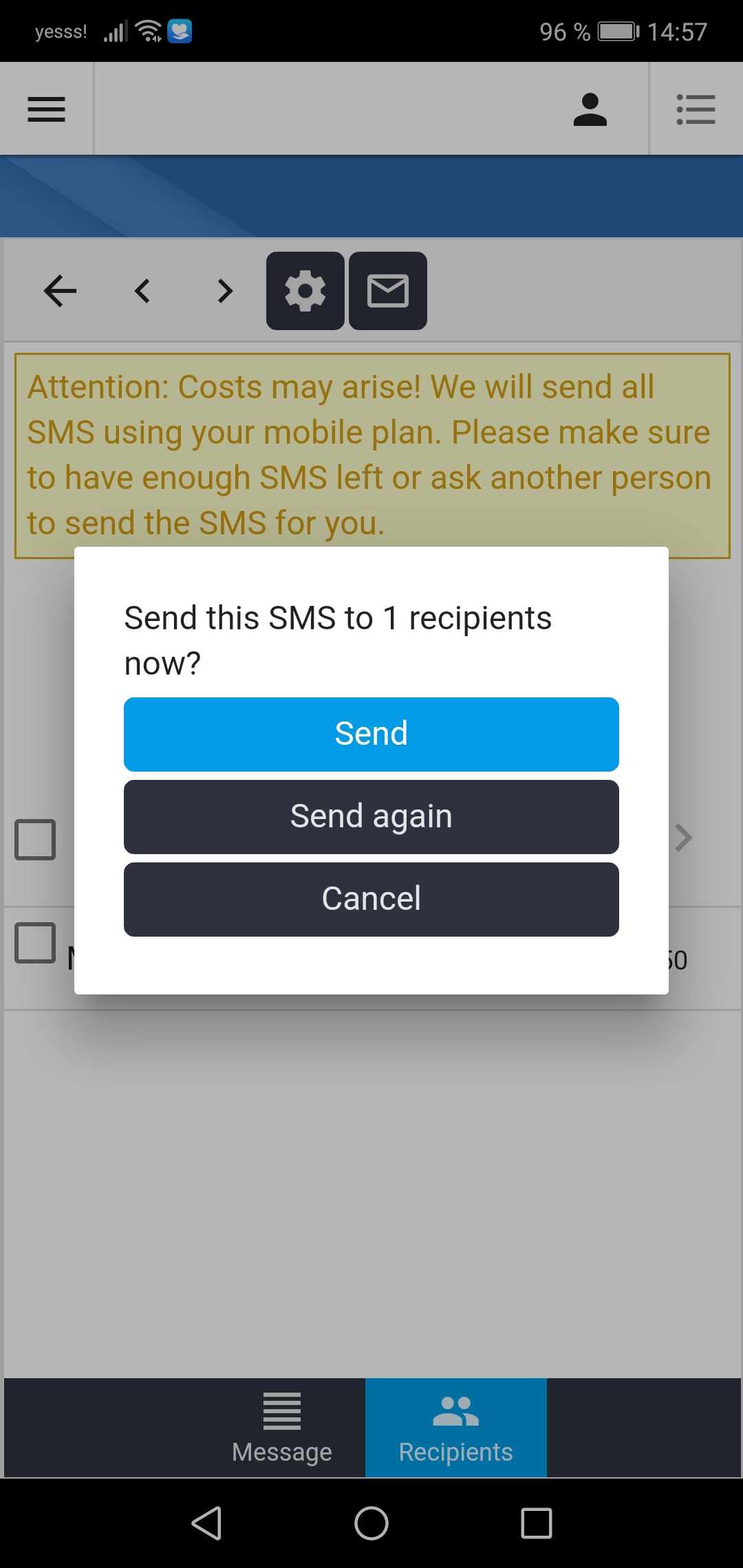 Screenshots for Google Play Permissions Declaration Form – Team Conductor